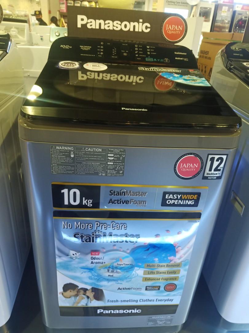 Panasonic Topload Inverter Washing Machine Fd Series, TV & Home ...