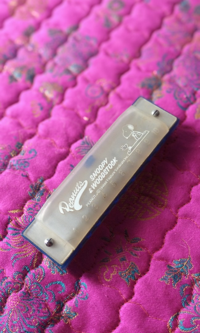 Peanuts Snoopy & Woodstock Harmonica Key C (RARE), Hobbies & Toys ...