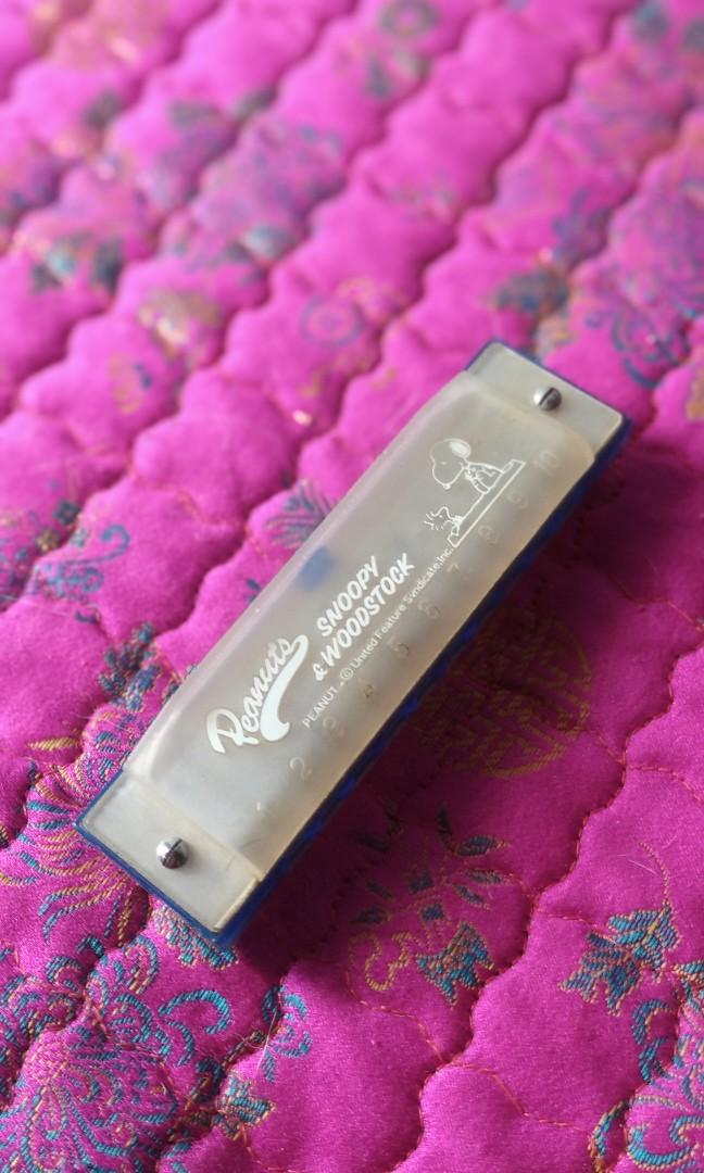 Peanuts Snoopy & Woodstock Harmonica Key C (RARE), Hobbies & Toys ...