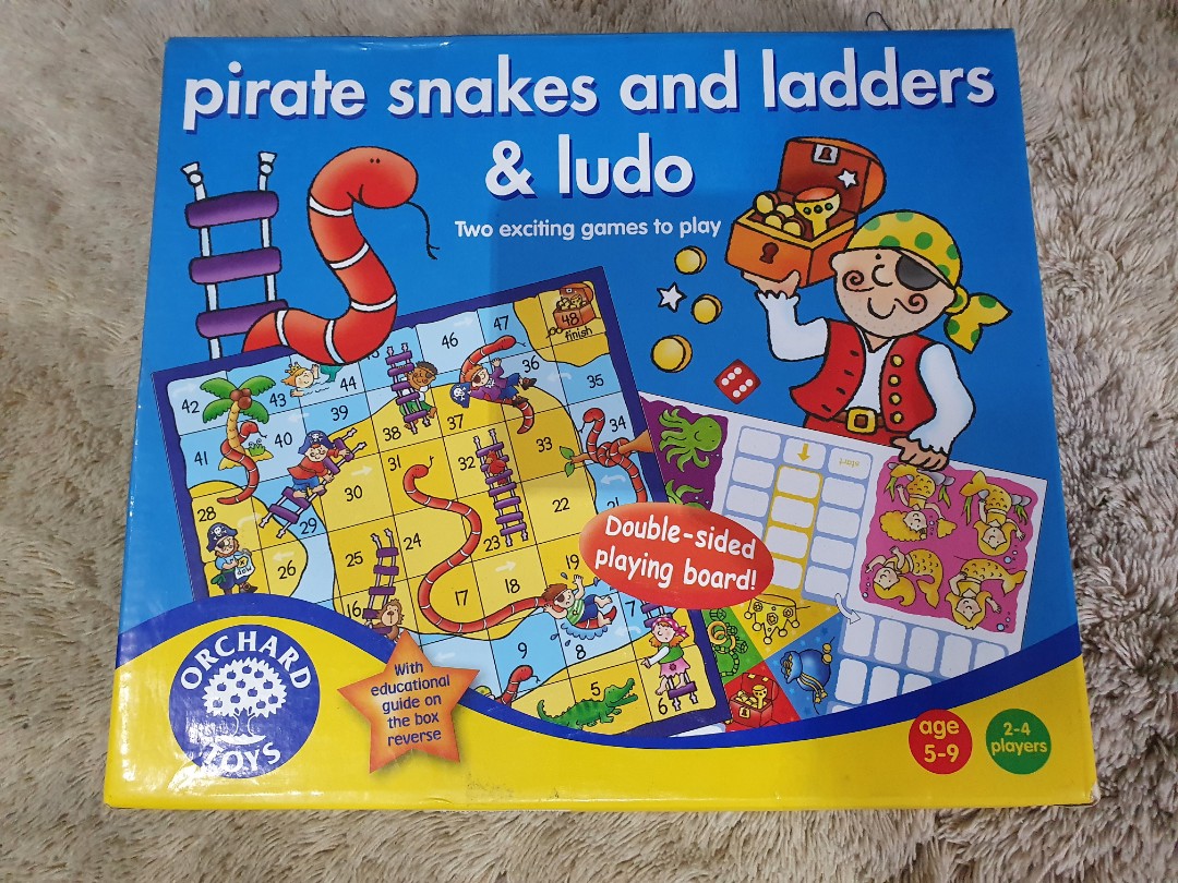 Pirate Snakes and Ladders & Ludo (Orchard Toys), Hobbies & Toys, Toys ...