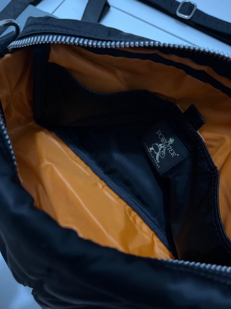 Porter international (Tanker design) black waist and sling bag, Men's Fashion, Bags, Sling Bags ...