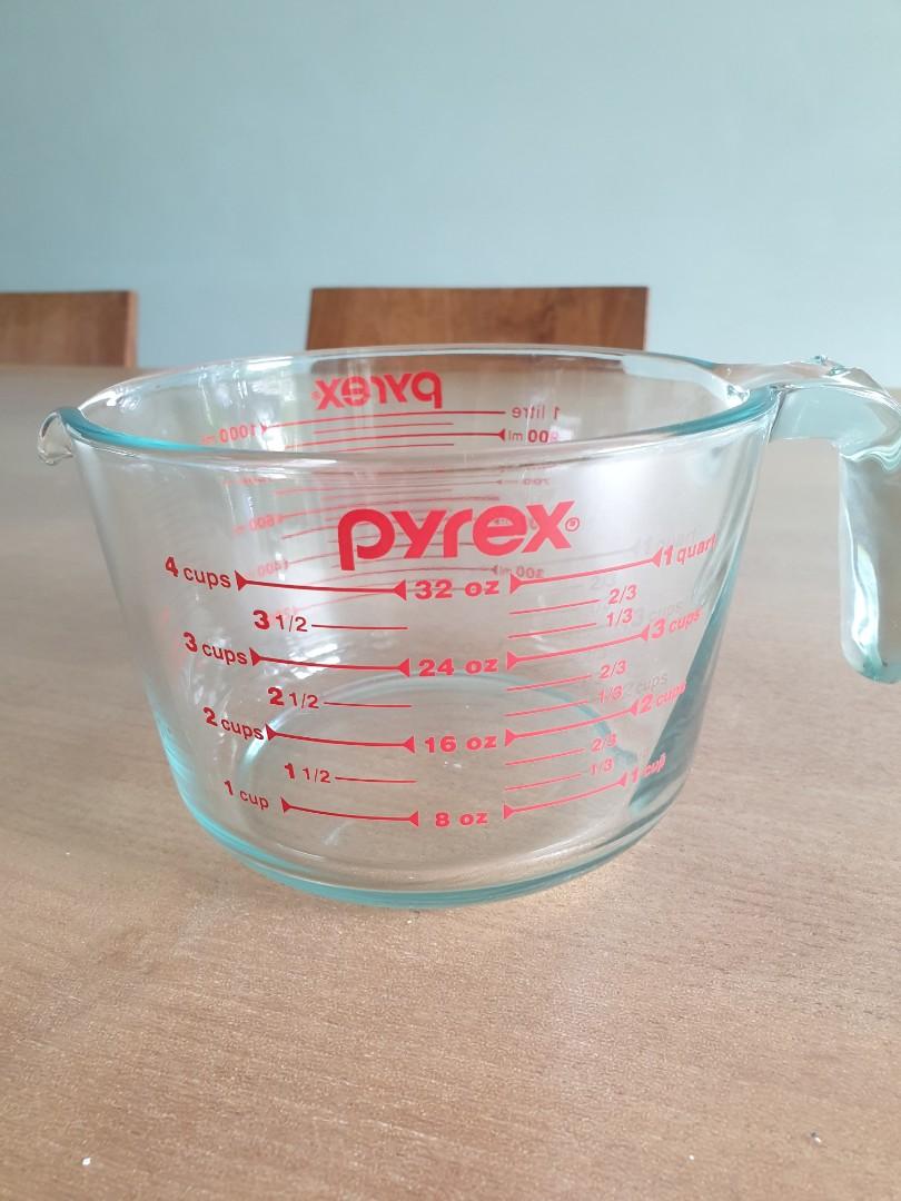 Pyrex 1L Measuring Cup, Furniture & Home Living, Kitchenware ...
