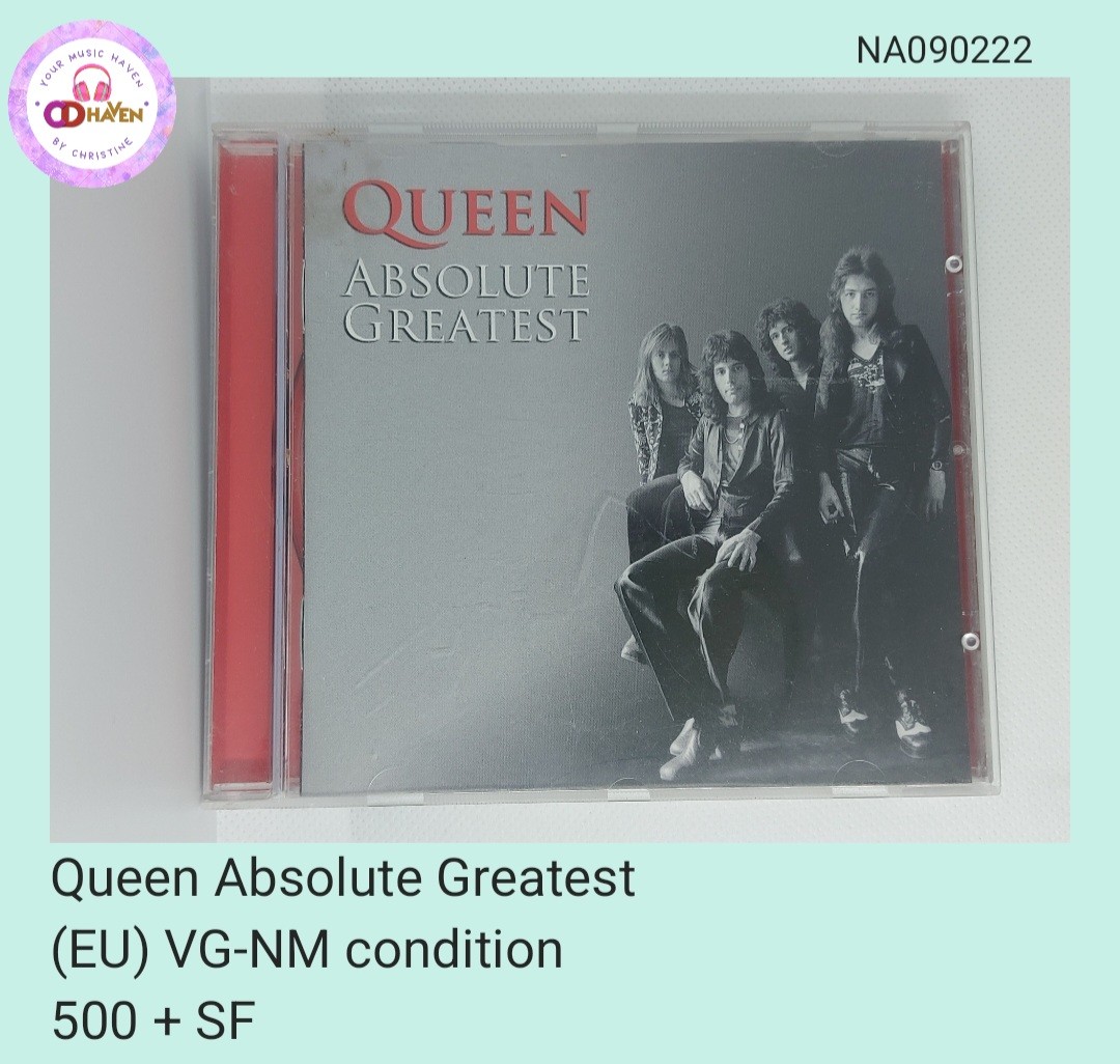 Queen Absolute Greatest CD (unsealed), Hobbies & Toys, Music & Media ...