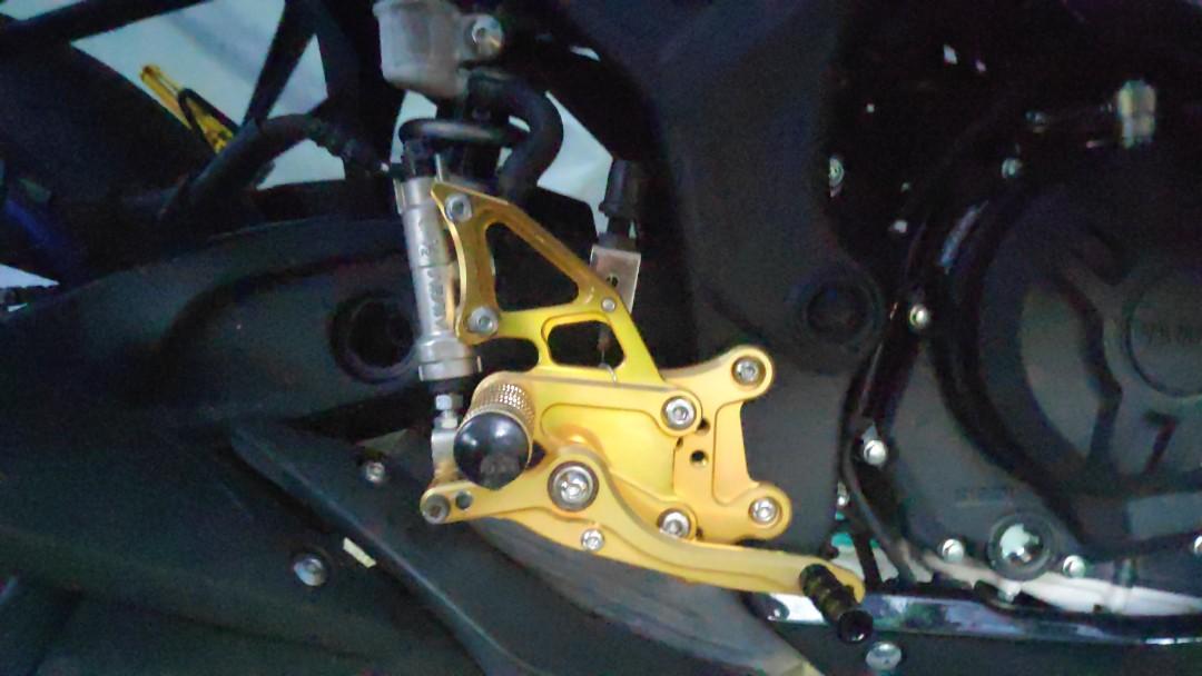 R25 Racing footrest, Motorbikes on Carousell