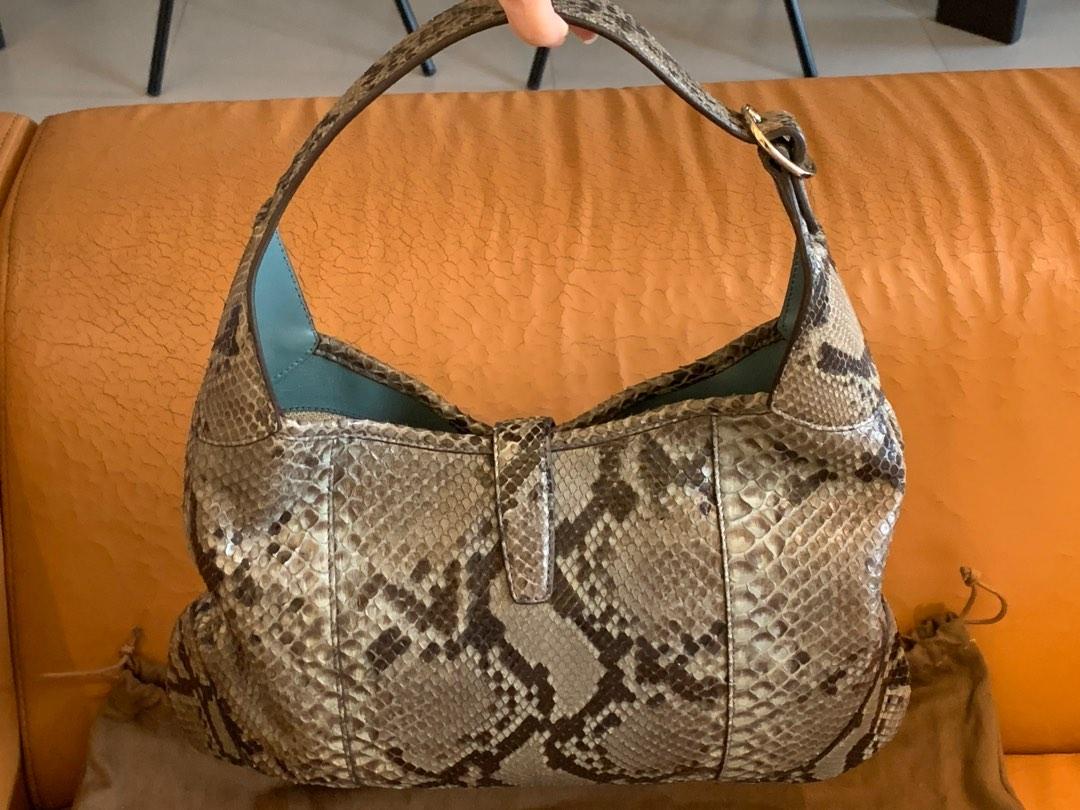 Rare Gucci Exotic Python Skin Bag, Luxury, Bags & Wallets on Carousell