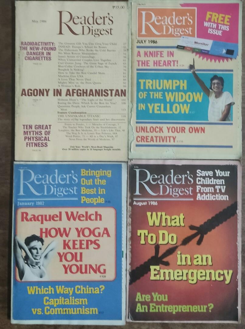 Readers Digest Magazine, Hobbies & Toys, Books & Magazines, Magazines ...