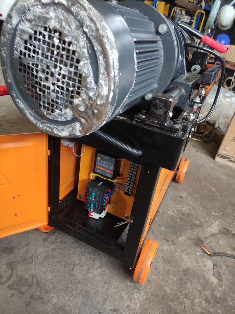 Rebar threading machine HGS50 220v 3phase, Commercial & Industrial ...