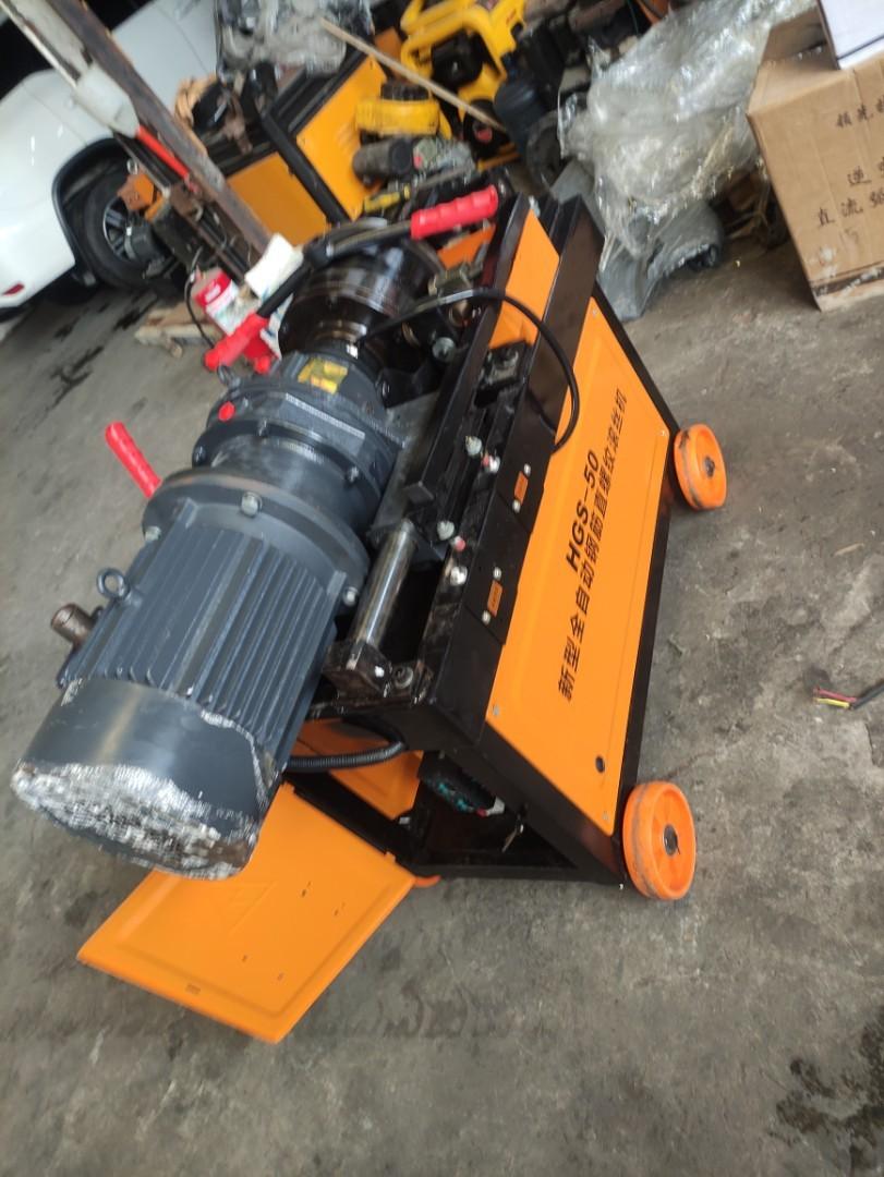 Rebar threading machine HGS50 220v 3phase, Commercial & Industrial ...