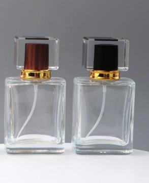 Rectangular Perfume Bottle Thick Glass Refillable Perfume Bottle ...