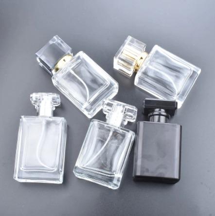 Rectangular Perfume Bottle Thick Glass Refillable Perfume Bottle ...