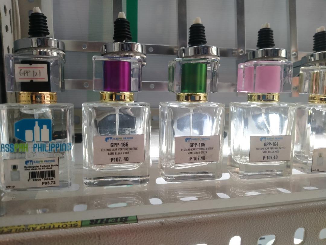 Rectangular Perfume Bottle Thick Glass Refillable Perfume Bottle ...