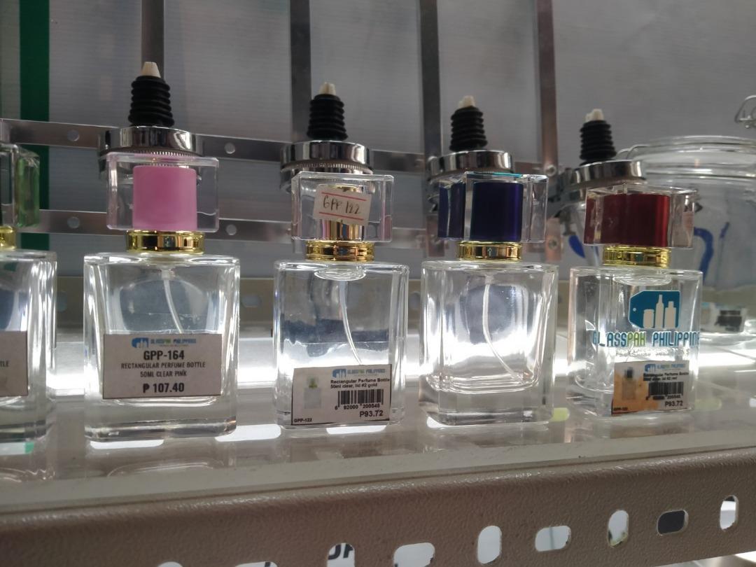 Rectangular Perfume Bottle Thick Glass Refillable Perfume Bottle ...