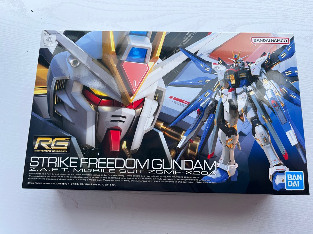 RG strike freedom 突擊自由 補件, 興趣及遊戲, 玩具 & 遊戲類 - Carousell