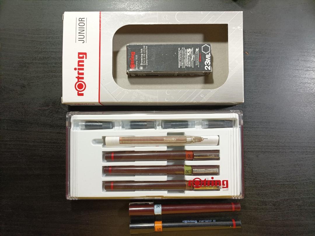 Rotring Technical Pens Junior Set with freebies, Hobbies & Toys ...