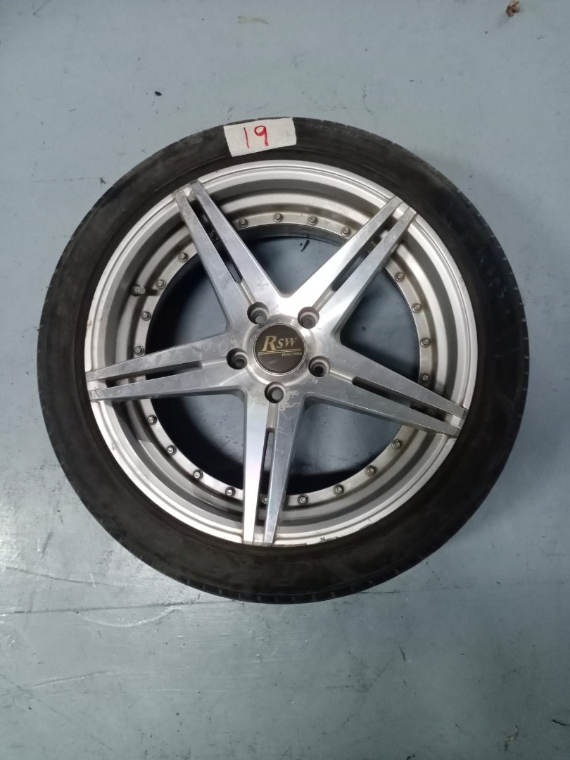RSW Tyre and Rim Set, Car Accessories, Tyres & Rims on Carousell