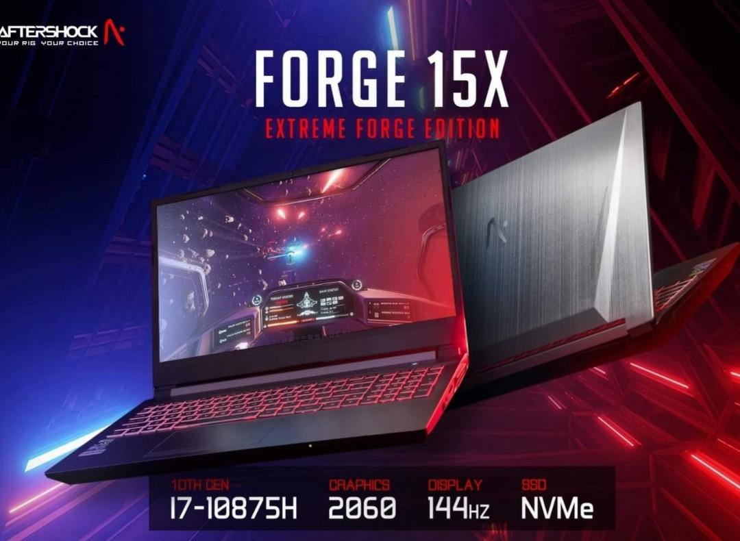 RTX 2060 Max Performance Aftershock Forge 15X RGB I7 10th gen 512Gb ...