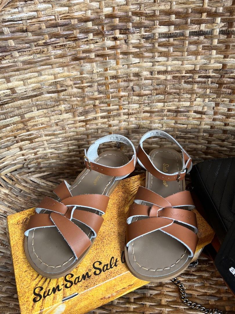 Salt Water Original Tan Sandals, Women's Fashion, Footwear, Sandals on ...