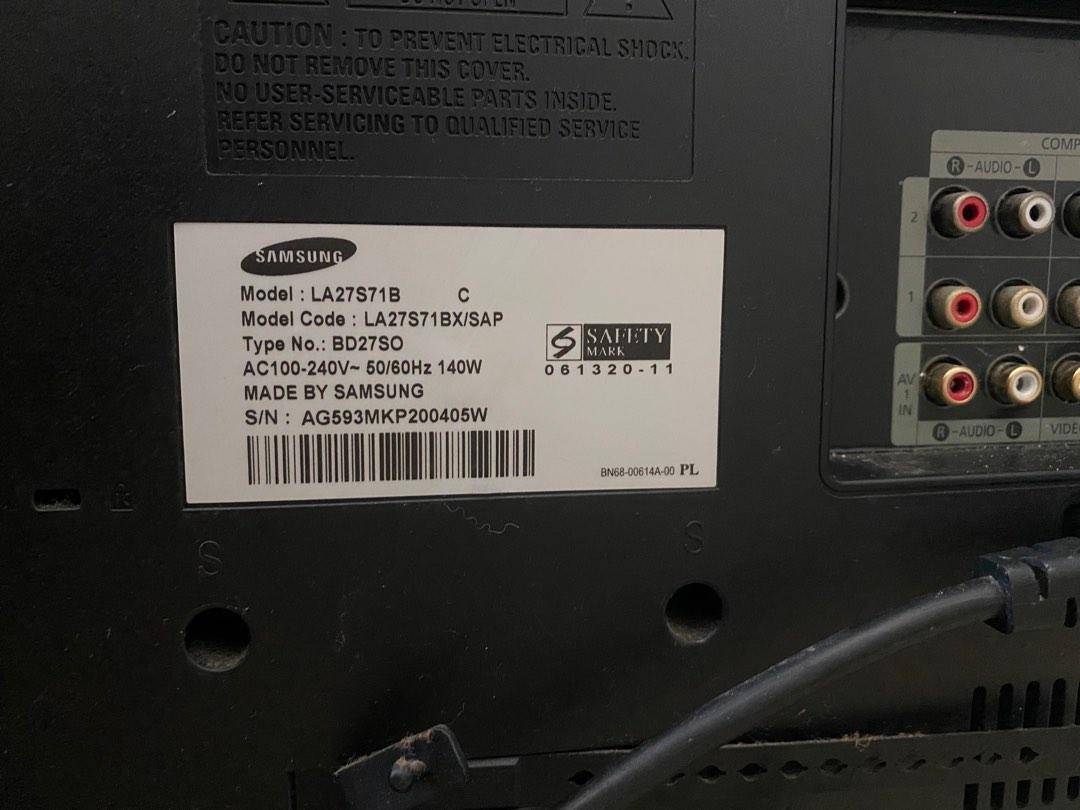 Samsung 27 Inch HDTV, TV & Home Appliances, TV & Entertainment, TV on ...