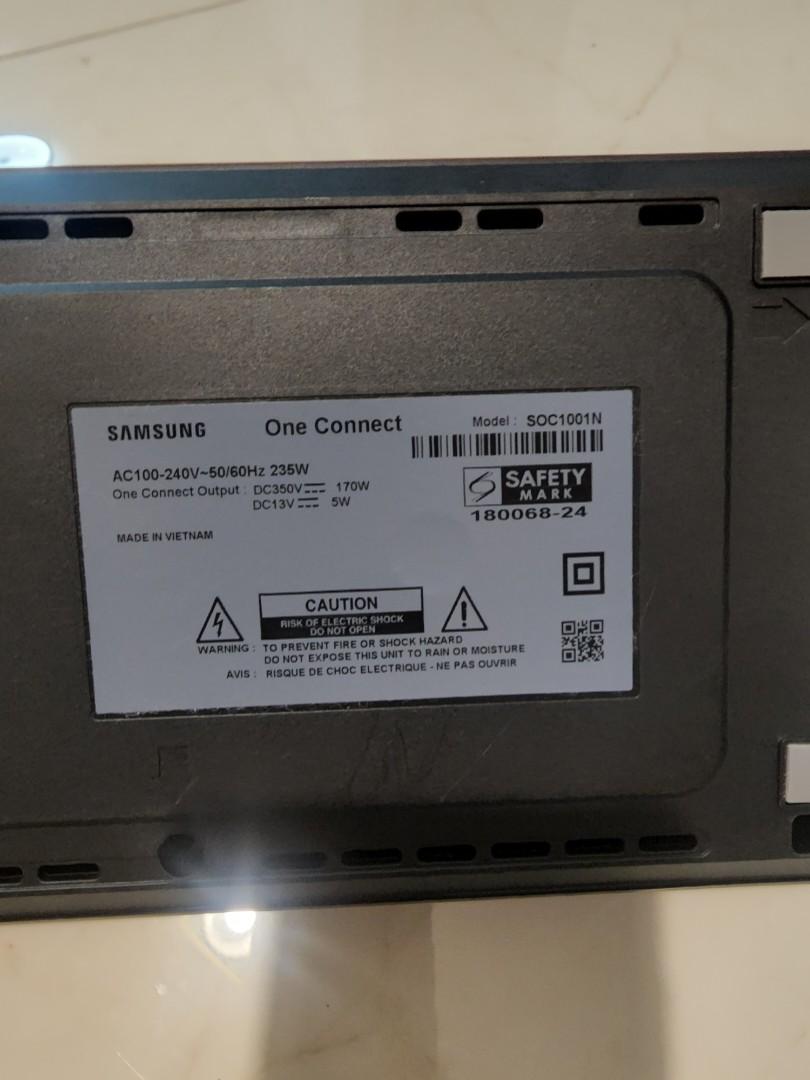 Samsung One connect box, TV & Home Appliances, TV & Entertainment, TV ...