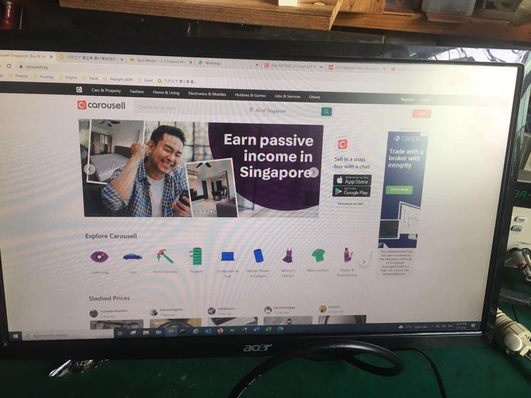 Samsung/ASUS /HP 22”/23” LCD monitor, Computers & Tech, Parts ...