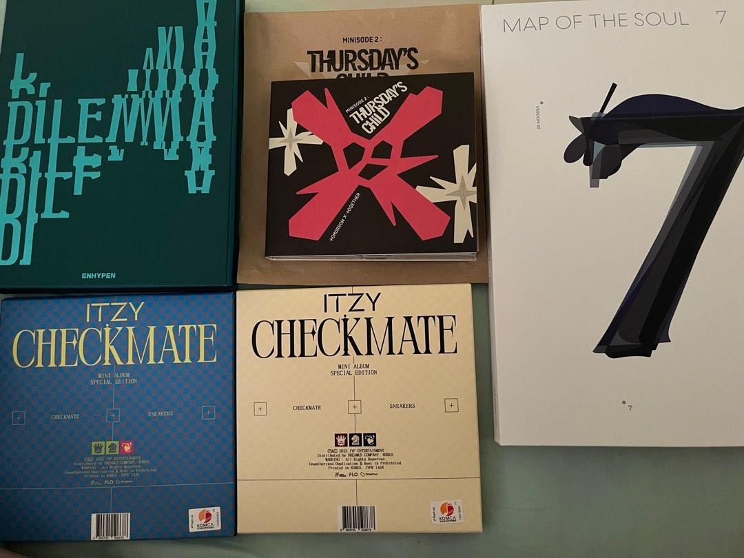 [WTS] Sealed/Unsealed Bts Map of the soul, Itzy checkmate, Txt thursday ...