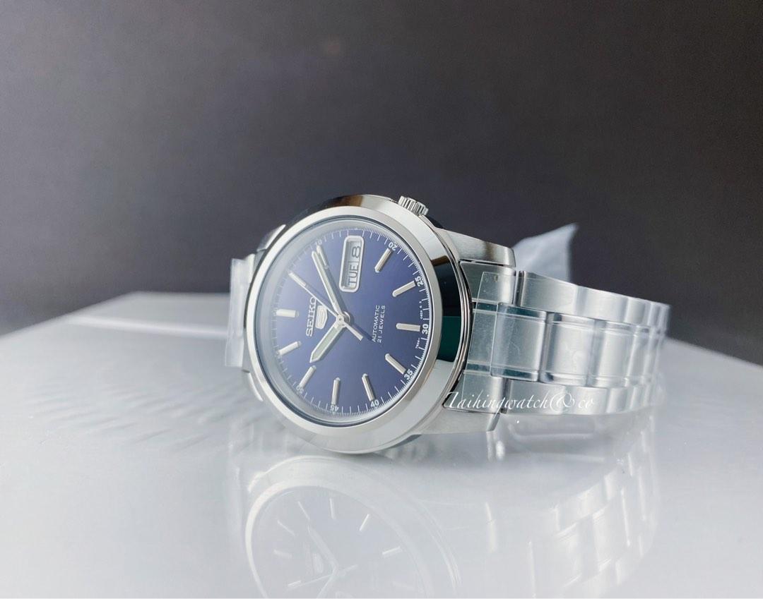 Seiko 5 automatic blue dial, Men's Fashion, Watches & Accessories ...