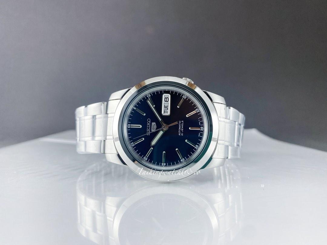 Seiko 5 automatic blue dial, Men's Fashion, Watches & Accessories ...