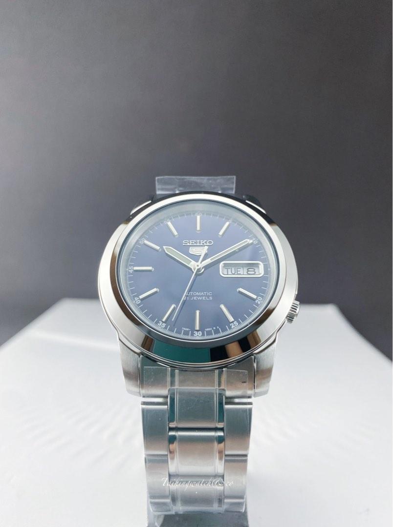 Seiko 5 automatic blue dial, Men's Fashion, Watches & Accessories ...