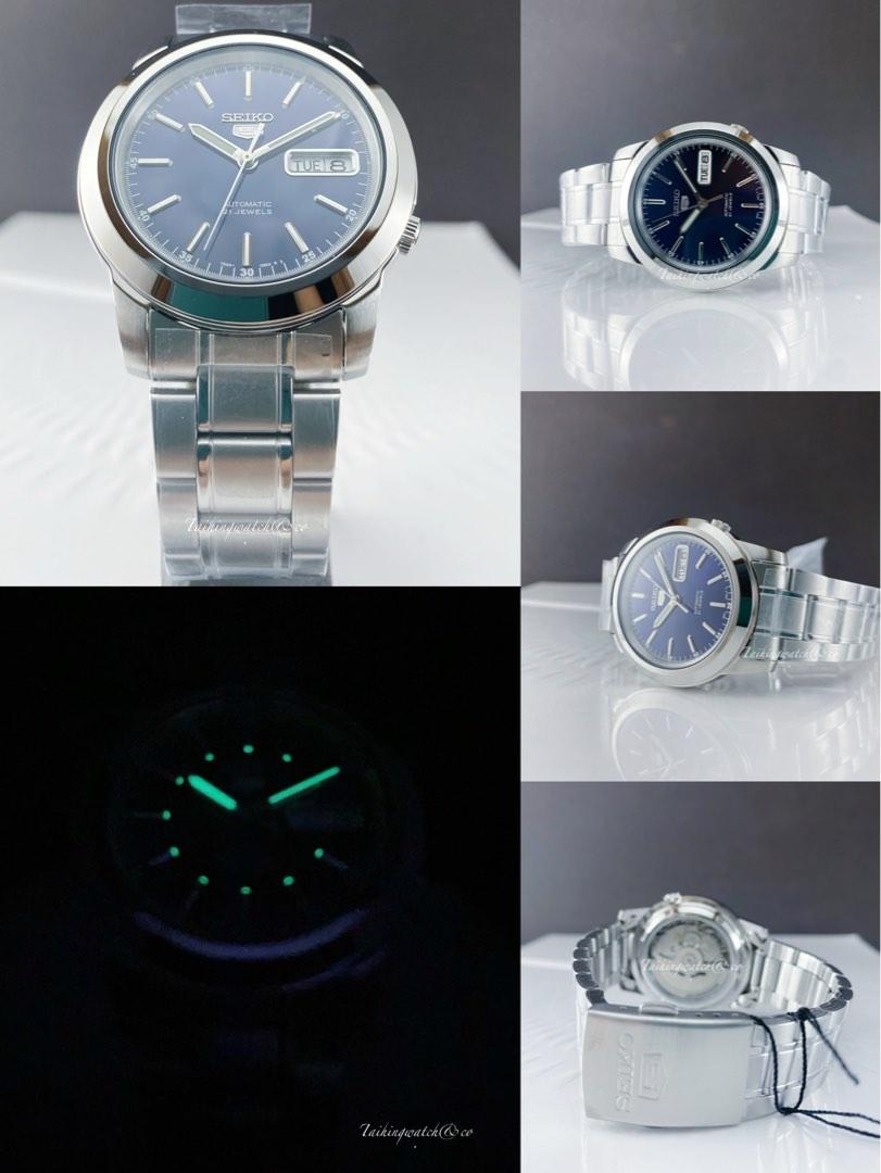Seiko 5 automatic blue dial, Men's Fashion, Watches & Accessories ...