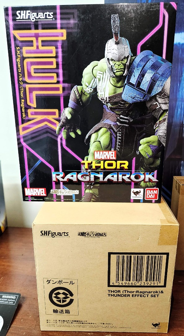 SH-Figuarts Ragnarok Hulk and THOR & Tamashii Effect Thunderbolt SET ...