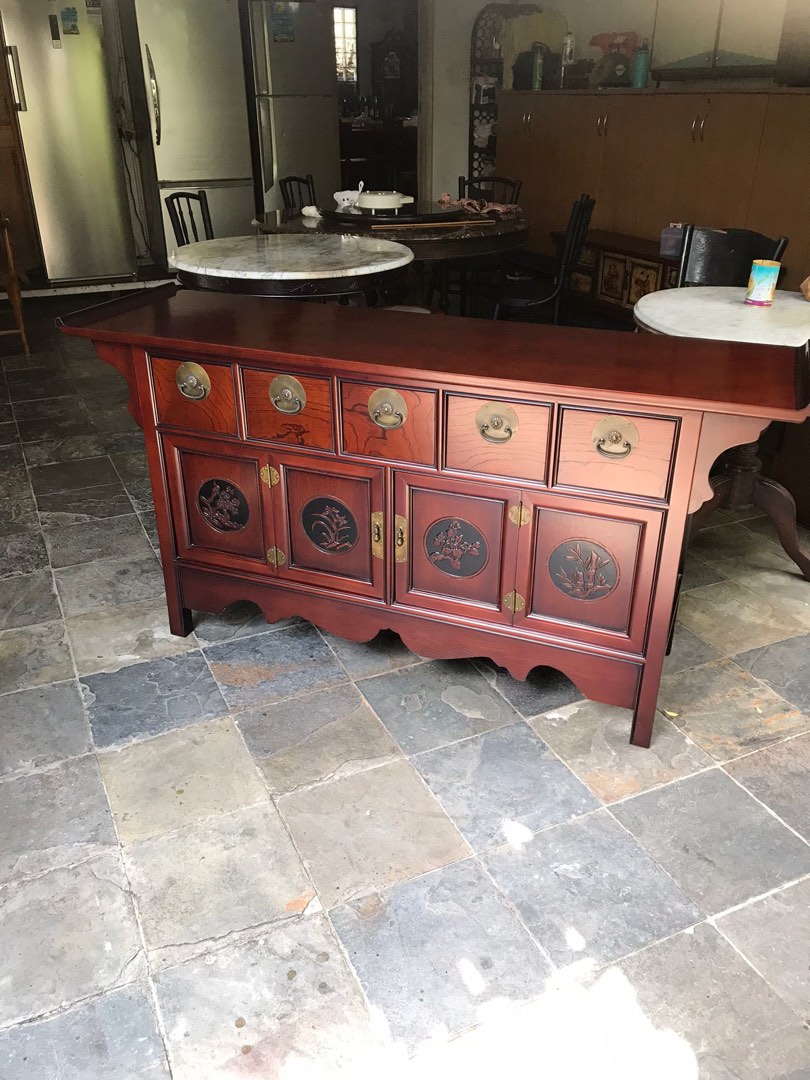 Side display cabinet, Furniture & Home Living, Furniture, Shelves ...