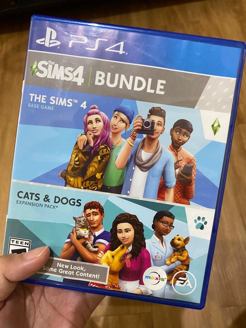 Sims 4 Plus Cats and Dogs Bundle (PS4), Video Gaming, Video Games ...