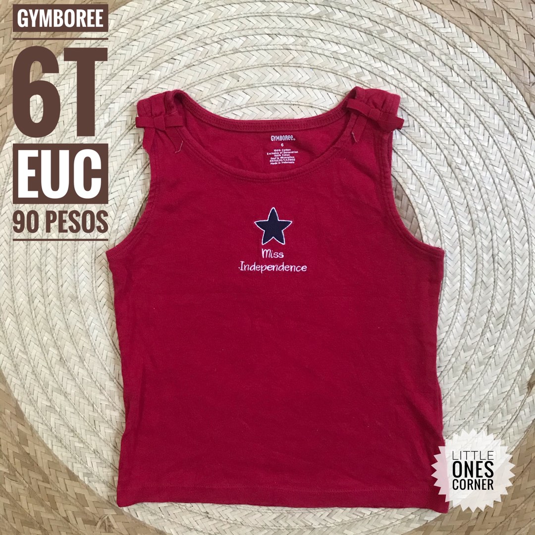 Sleeveless red top for 6 year old girl, Babies & Kids, Babies & Kids ...