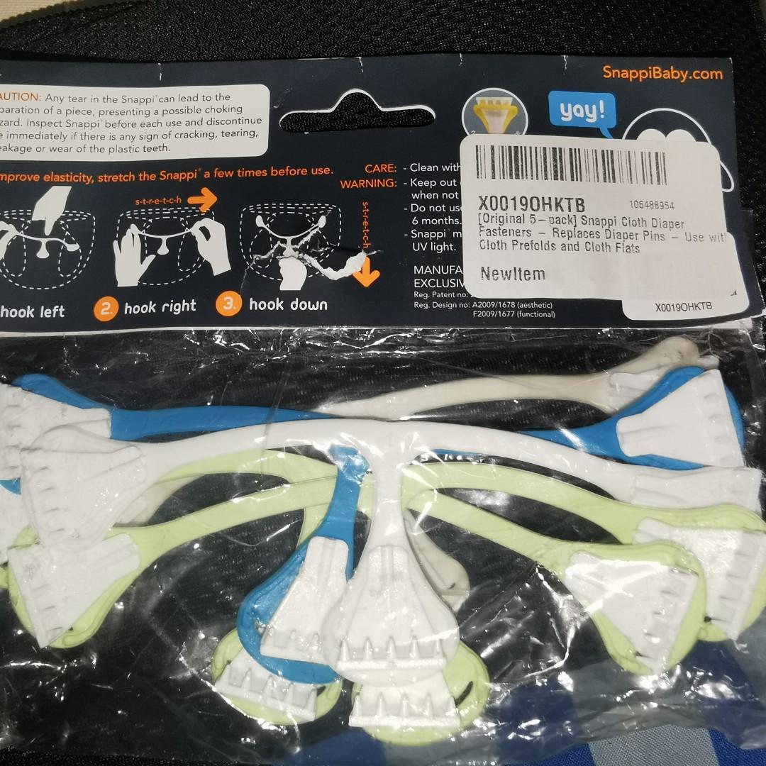 Snappi baby original cloth diaper fasteners, Babies & Kids, Bathing ...