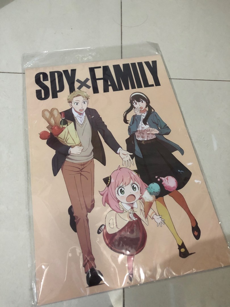 Spy Family Poster Set Unused & New, Hobbies & Toys, Stationary & Craft ...