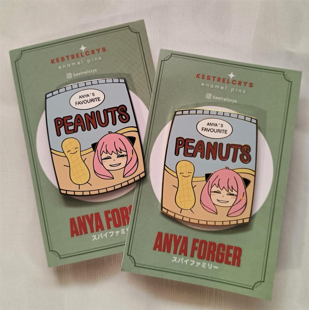 Spy x Family Inspired Anya Forger Peanuts Hard Enamel Pin, Hobbies ...