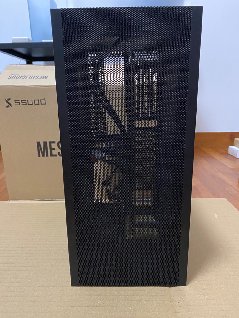 Ssupd Meshlicious Full Mesh Pcie 4 0 Mini Itx Sff Pc Case Black