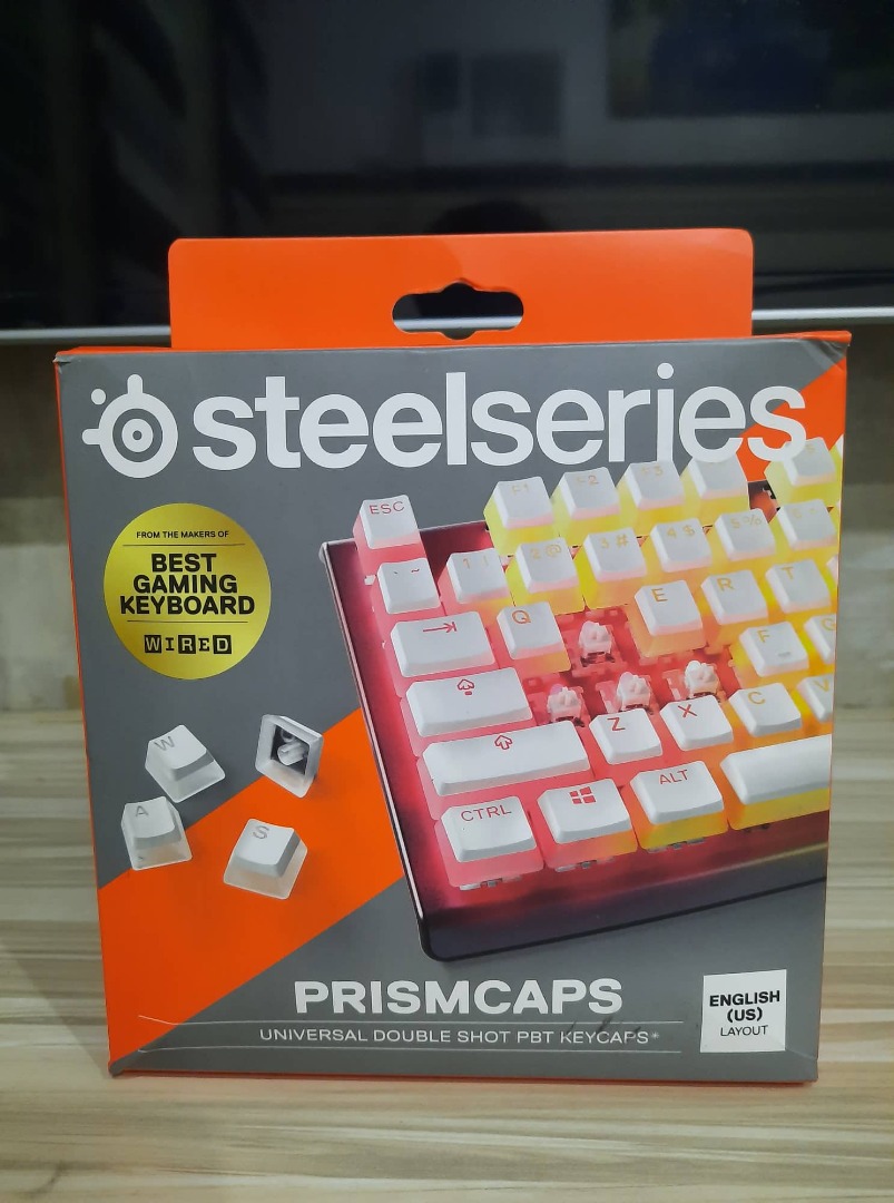 SteelSeries Prismcaps Double Shot PBT Pudding Keycaps, Computers & Tech ...