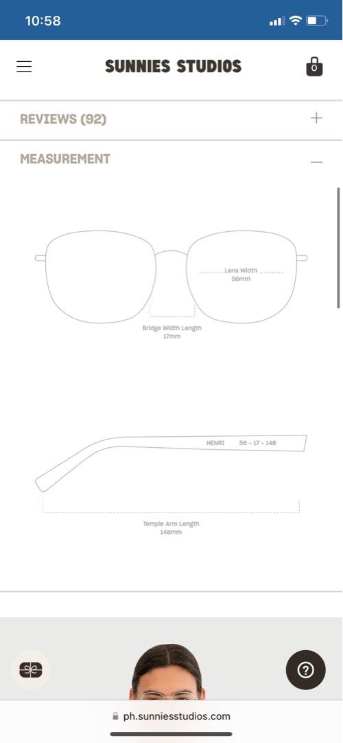 SUNNIES STUDIOS OPTICAL Henri, Women's Fashion, Watches & Accessories ...