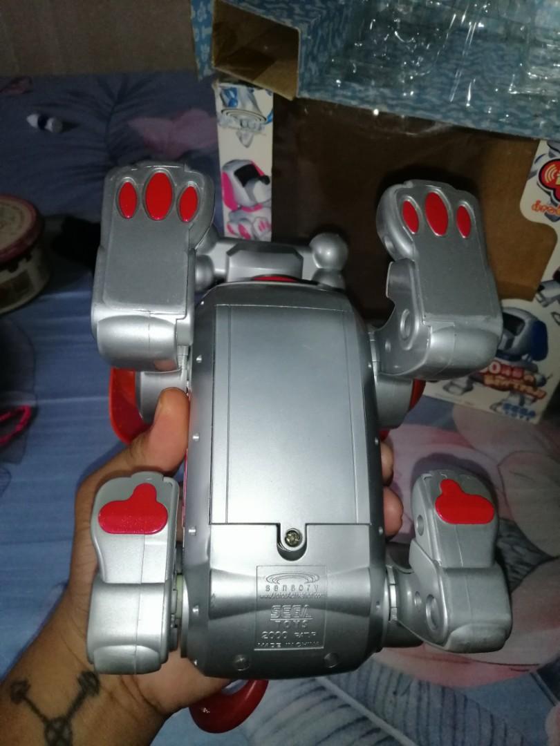 Super Poo Chi Tiger Sega Electronic Gold Red Robot Dog Vintage 2000 ...