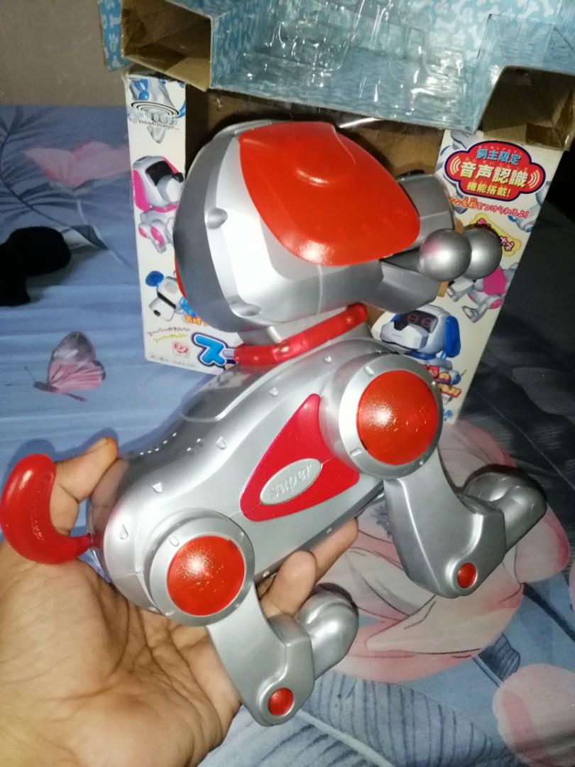 Super Poo Chi Tiger Sega Electronic Gold Red Robot Dog Vintage 2000 ...