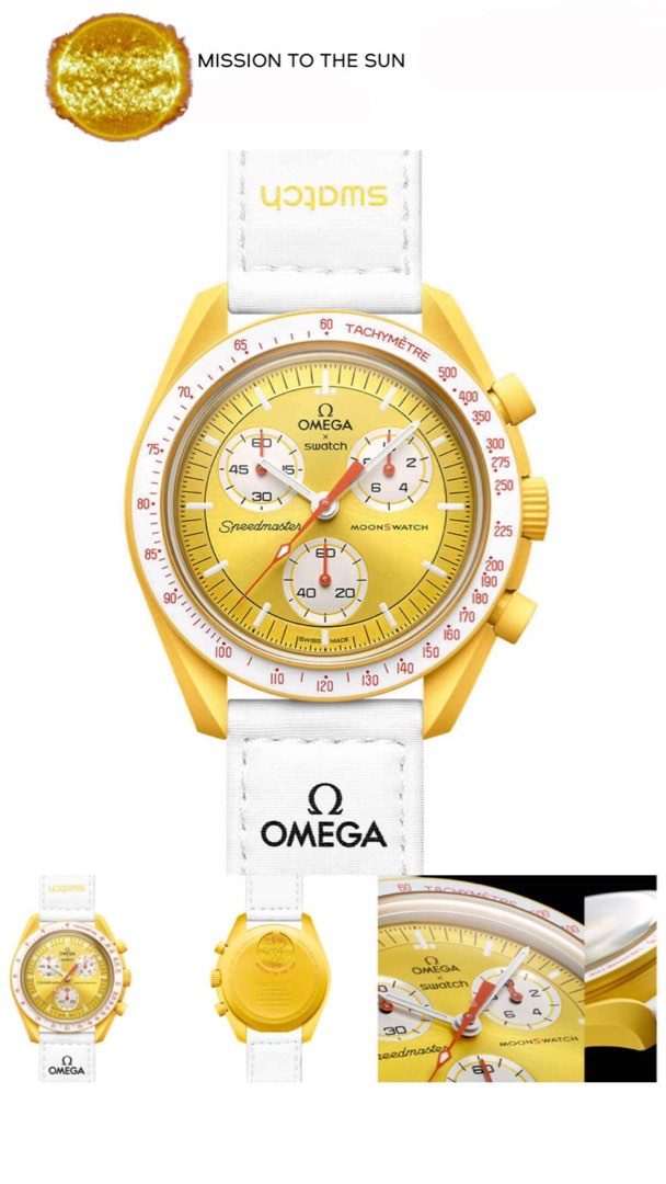 Swatch x Omega SUN, Luxury, Watches on Carousell