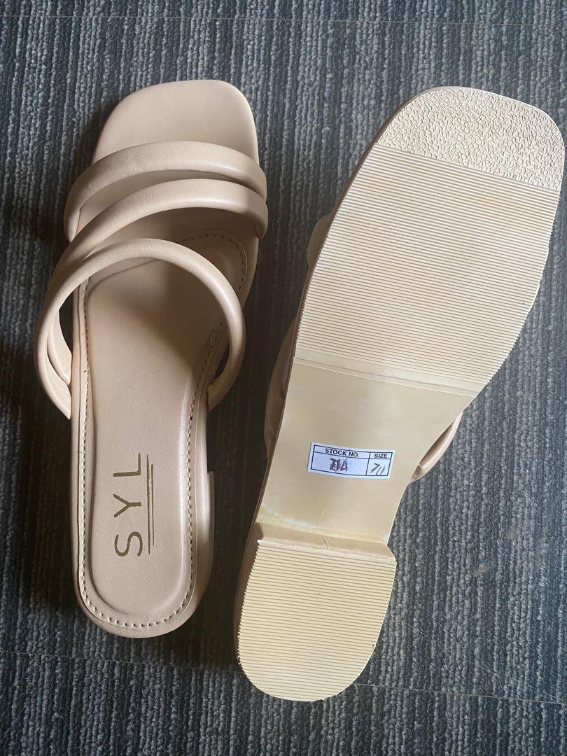 SYL sandals, Women's Fashion, Footwear, Flats & Sandals on Carousell