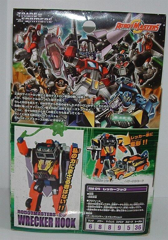 TAKARA TRANSFORMERS ROBOT MASTERS RM-04 WRECKER HOOK PRIME CONVOY TRUCK ...