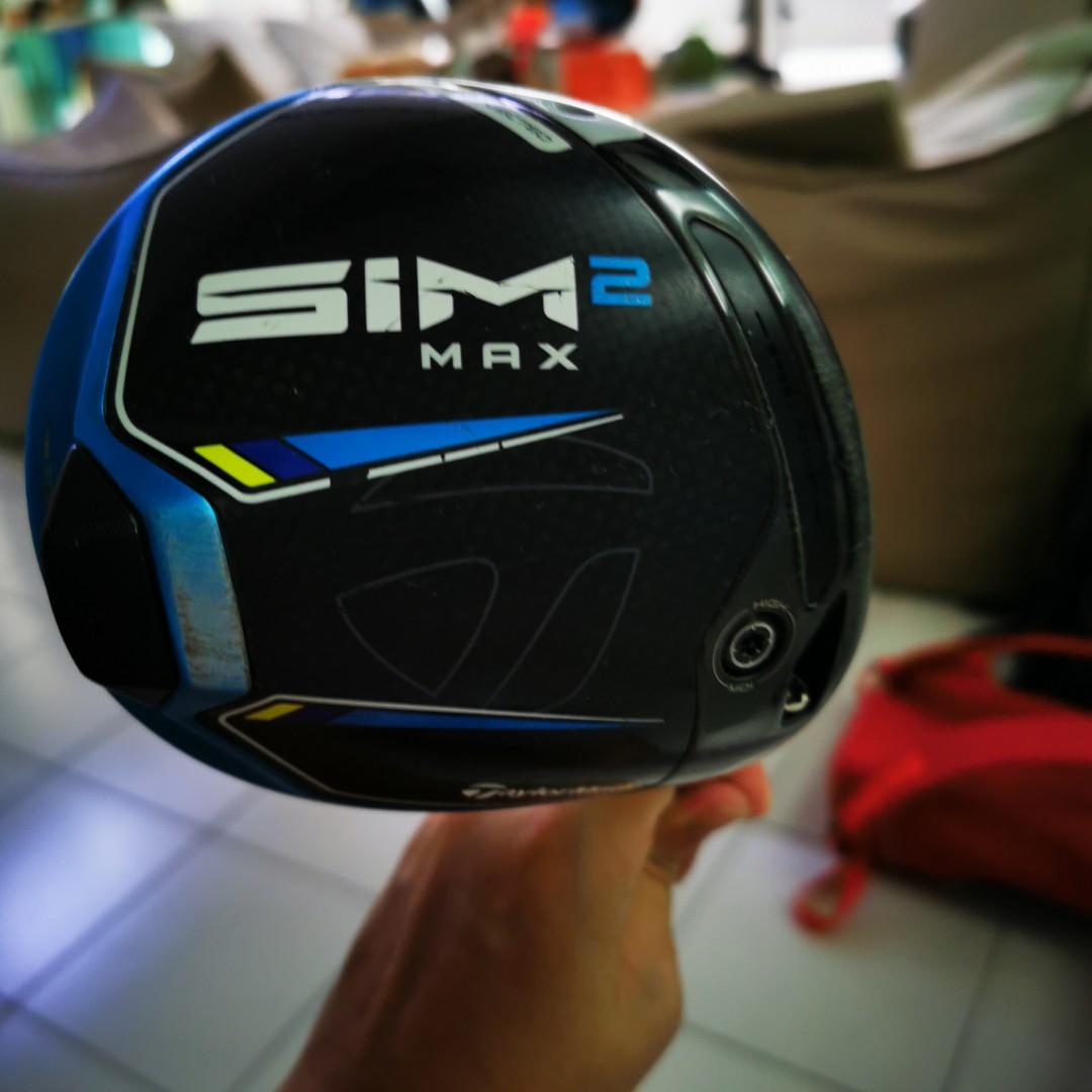 Taylor Made Sim 2 Max driver, Sports Equipment, Sports & Games, Golf on ...