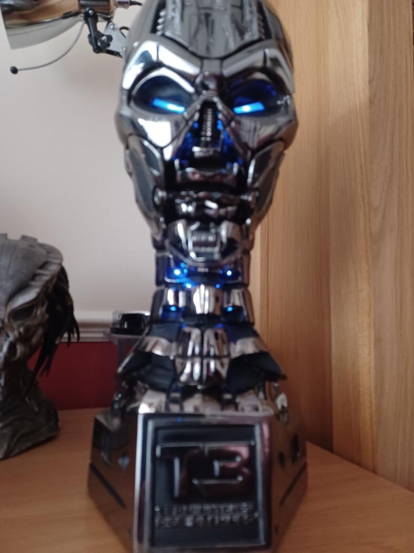 TERMINATOR 3 ENDOSKELETON T-X T3-X 1/1 SCALE LIFE SIZE BUST REPLICA ...