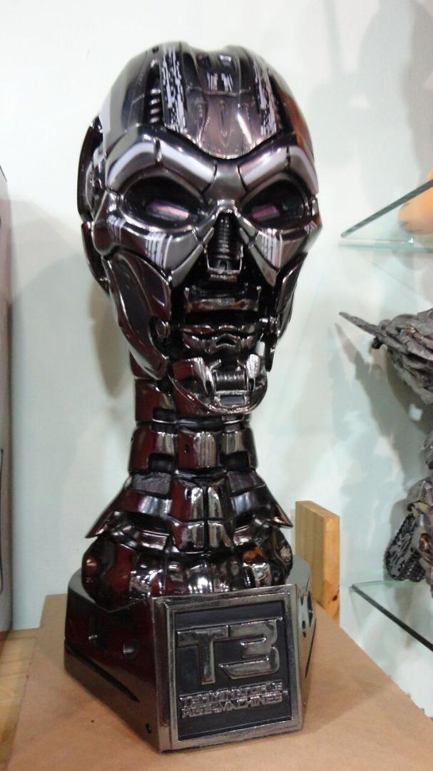 TERMINATOR 3 ENDOSKELETON T-X T3-X 1/1 SCALE LIFE SIZE BUST REPLICA ...
