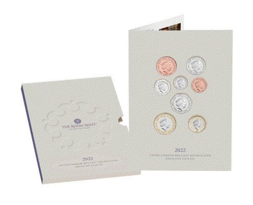 The 2022 United Kingdom Brilliant Uncirculated Definitive Coin Set ...