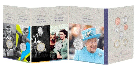 The 2022 United Kingdom Brilliant Uncirculated Annual Coin Set, Hobbies ...