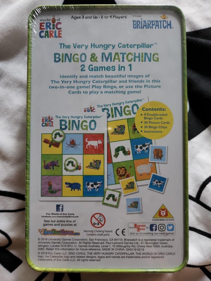 The Very Hungry Caterpillar Bingo & Matching 2 in 1 Games, Hobbies ...